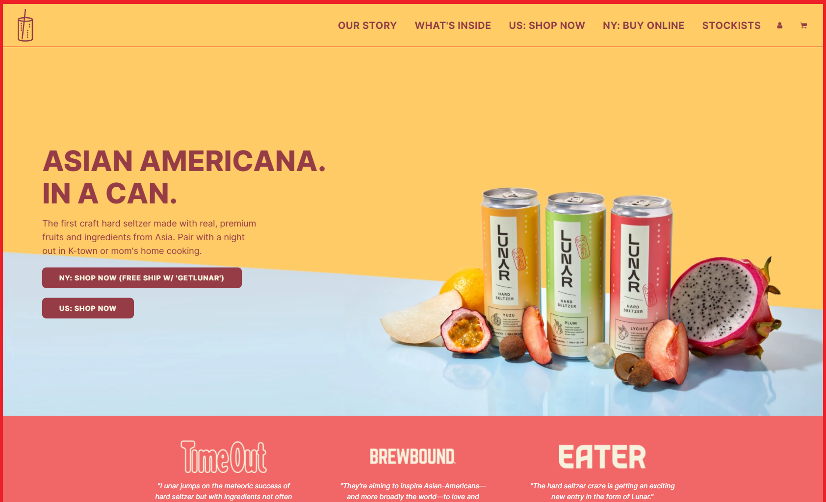 Award-winning Asian Hard Seltzer | Yuzu, Lychee, Plum, Passion Fruit